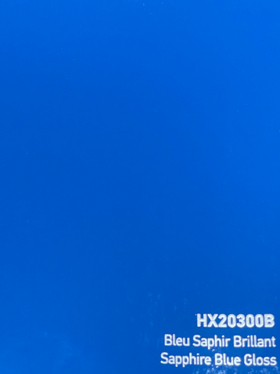 HEXIS Saphire Blue Gloss – Vinyl Wrapping Australia