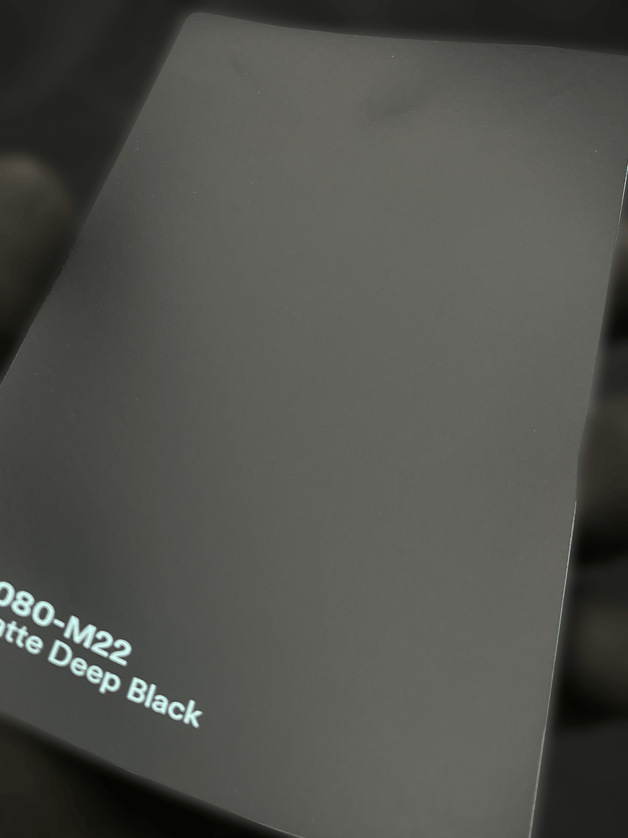 3M Matte Deep Black – Vinyl Wrapping Australia