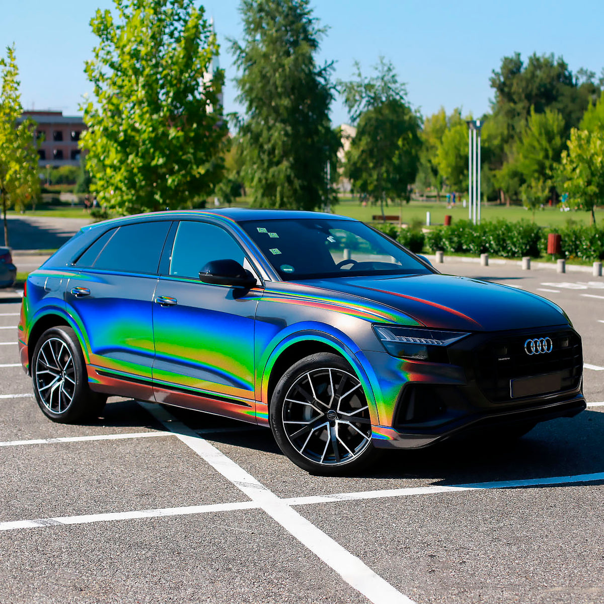 Teckwrap Rainbow Vortex – Vinyl Wrapping Australia