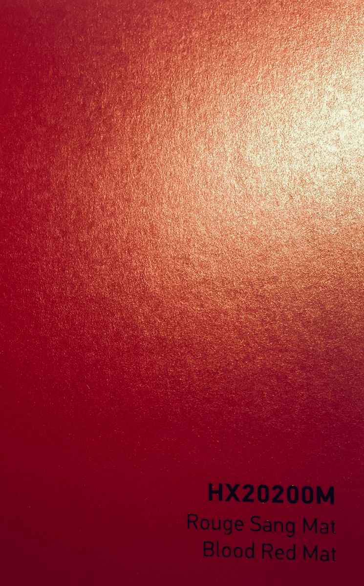 HEXIS Blood Red Matte – Vinyl Wrapping Australia