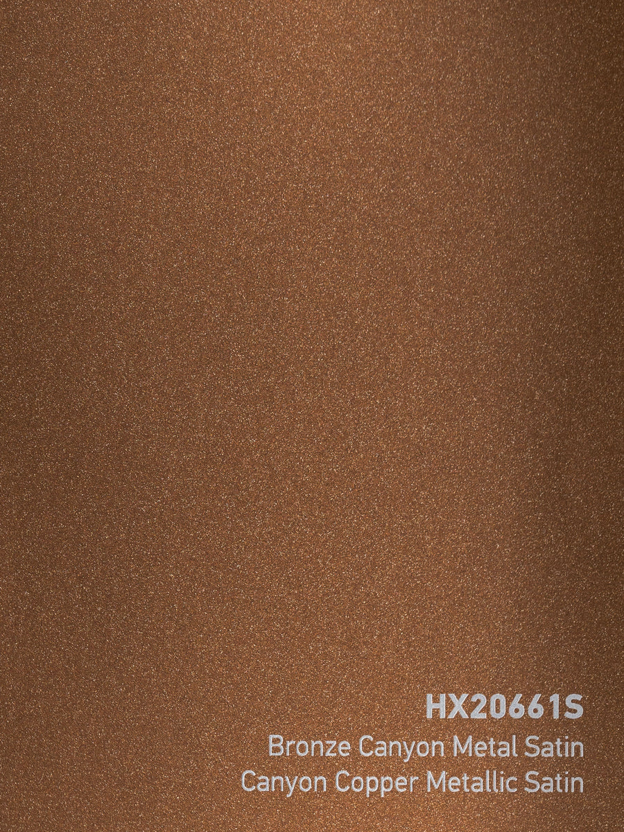 HEXIS Canyon Bronze Metal Satin – Vinyl Wrapping Australia