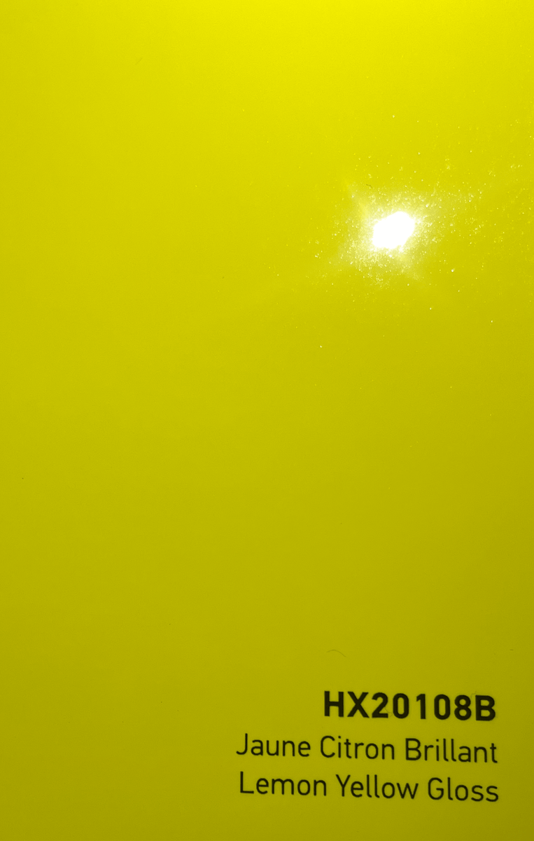 HEXIS Lemon Yellow Gloss – Vinyl Wrapping Australia