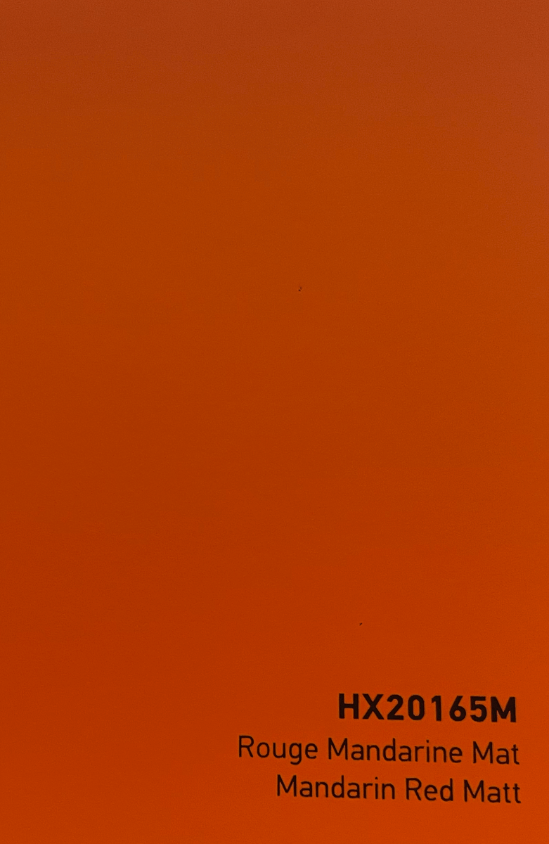 HEXIS Mandarin Red Matte – Vinyl Wrapping Australia