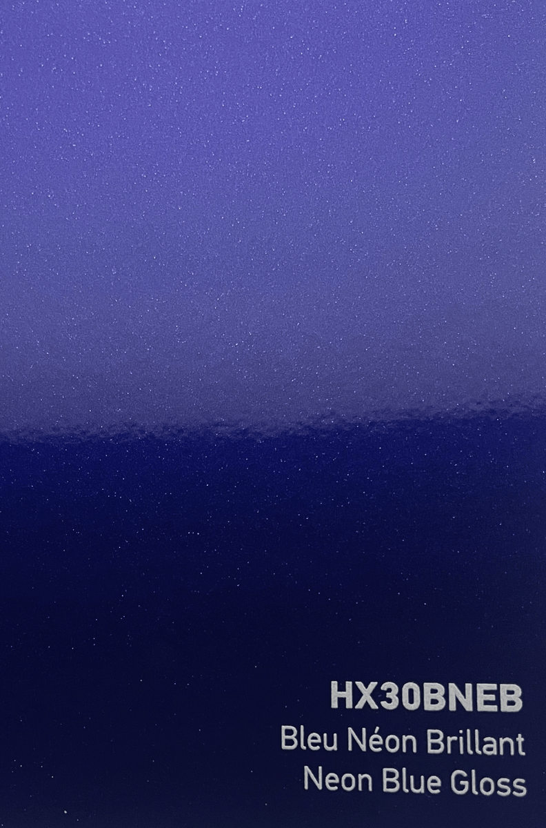 HEXIS Neon Blue Gloss – Vinyl Wrapping Australia