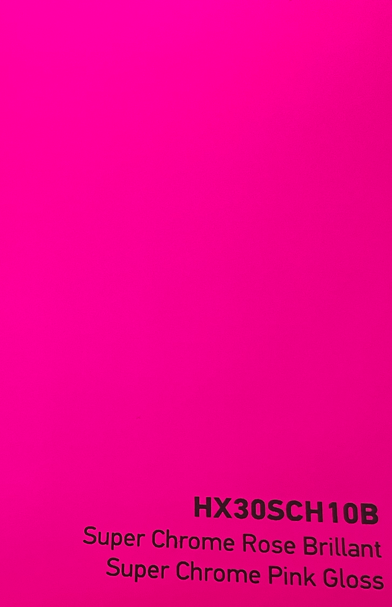HEXIS Super Chrome Pink Gloss – Vinyl Wrapping Australia