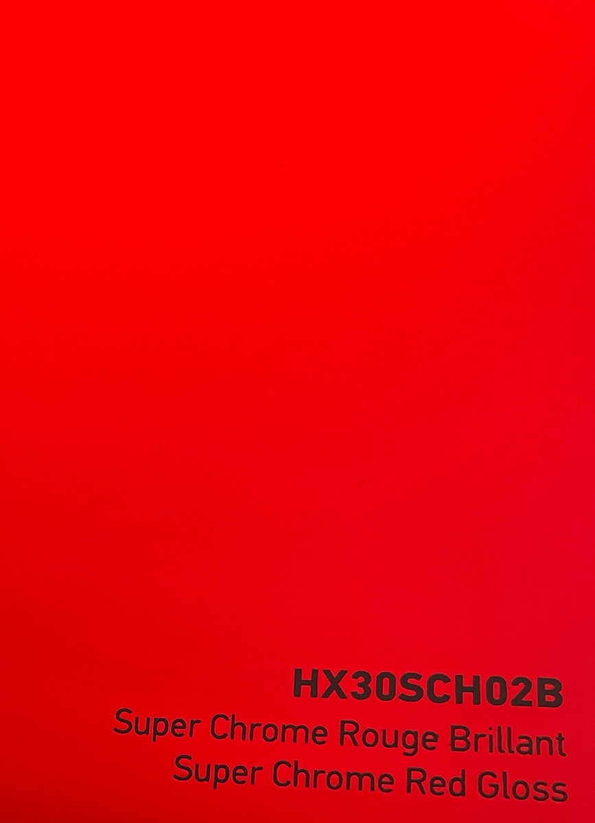 HEXIS Super Chrome Red Gloss – Vinyl Wrapping Australia
